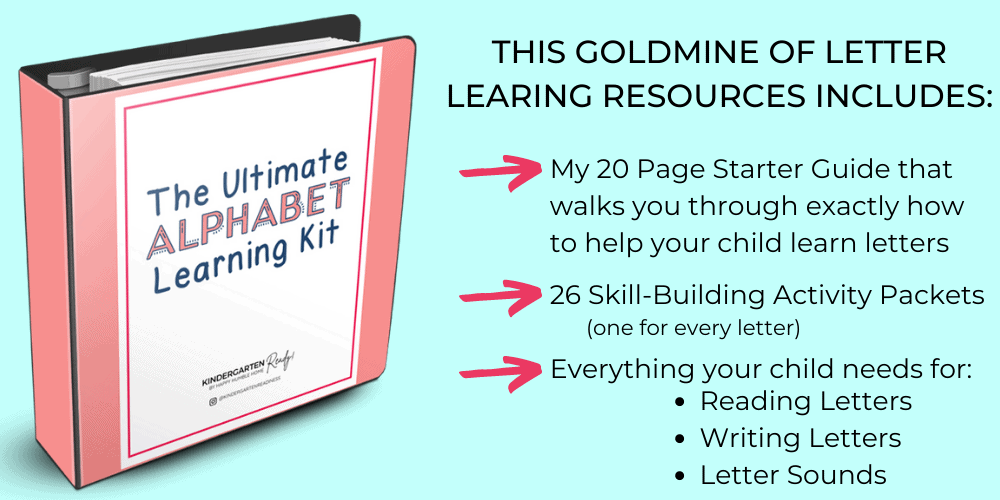 Ultimate Alphabet Learning Kit Bonus Offer - Happy Humble Home